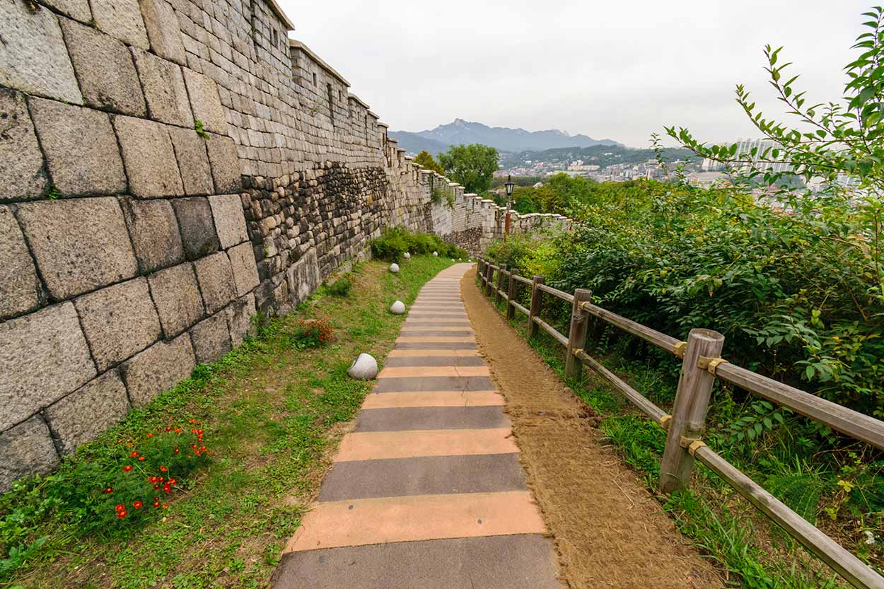 Walking the Naksan Mountain Trail along the Seoul City Wall: A ...
